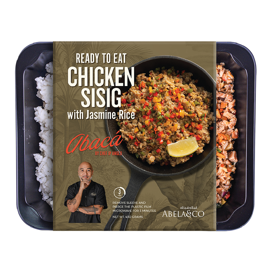 Abaca Chicken Sisig Meal