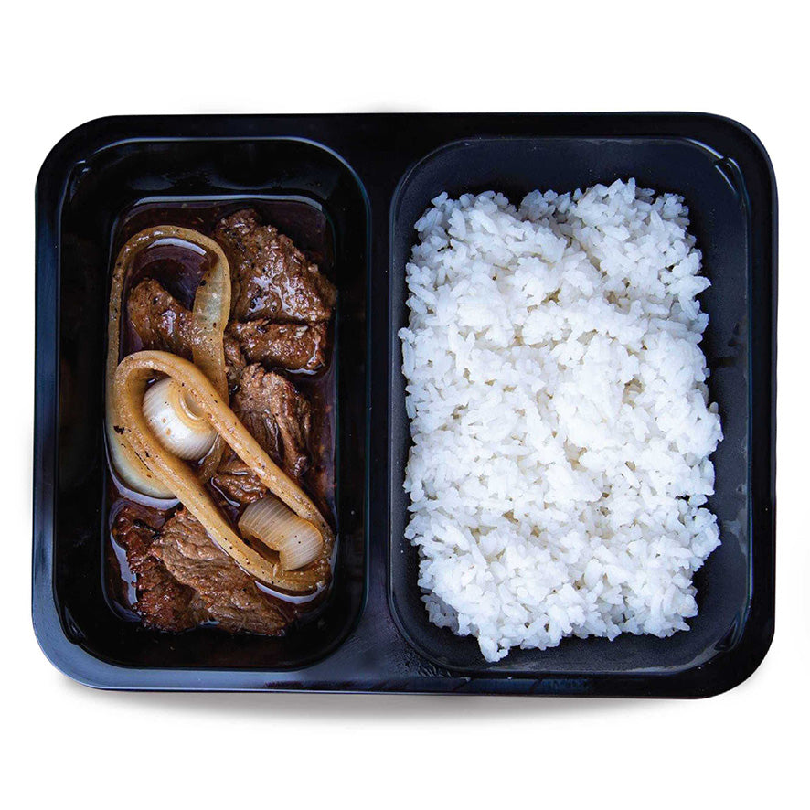 Bistek Tagalog with Jasmine Rice